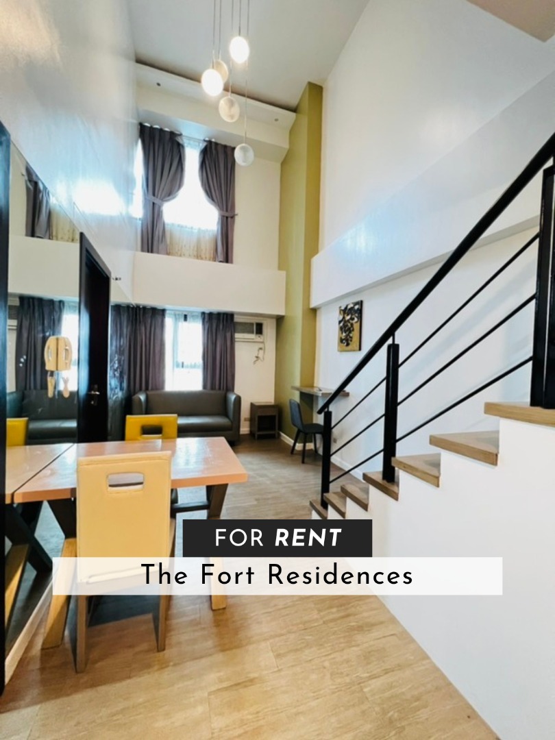 For Rent/ Lease: The Fort Residences 2-BEDROOM Loft Condo near Burgos ...