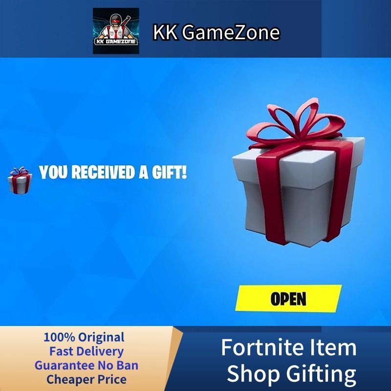 Fortnite Game Item Shop Gifting Skin Bundle Emote Outfit OG Battle Pass ...