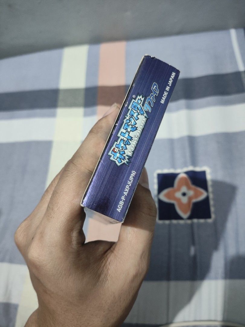 GBA Gameboy Advance Cartridge Pokemon Sapphire (Authentic, Japan ...