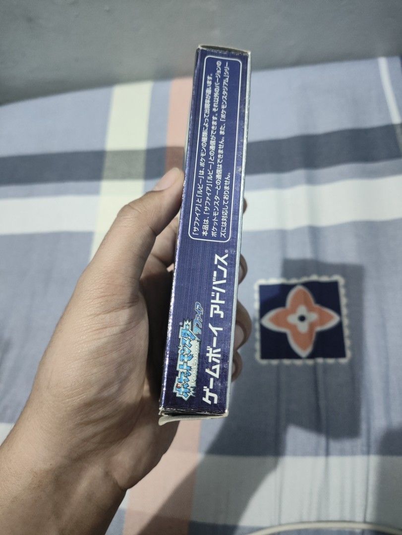GBA Gameboy Advance Cartridge Pokemon Sapphire (Authentic, Japan ...