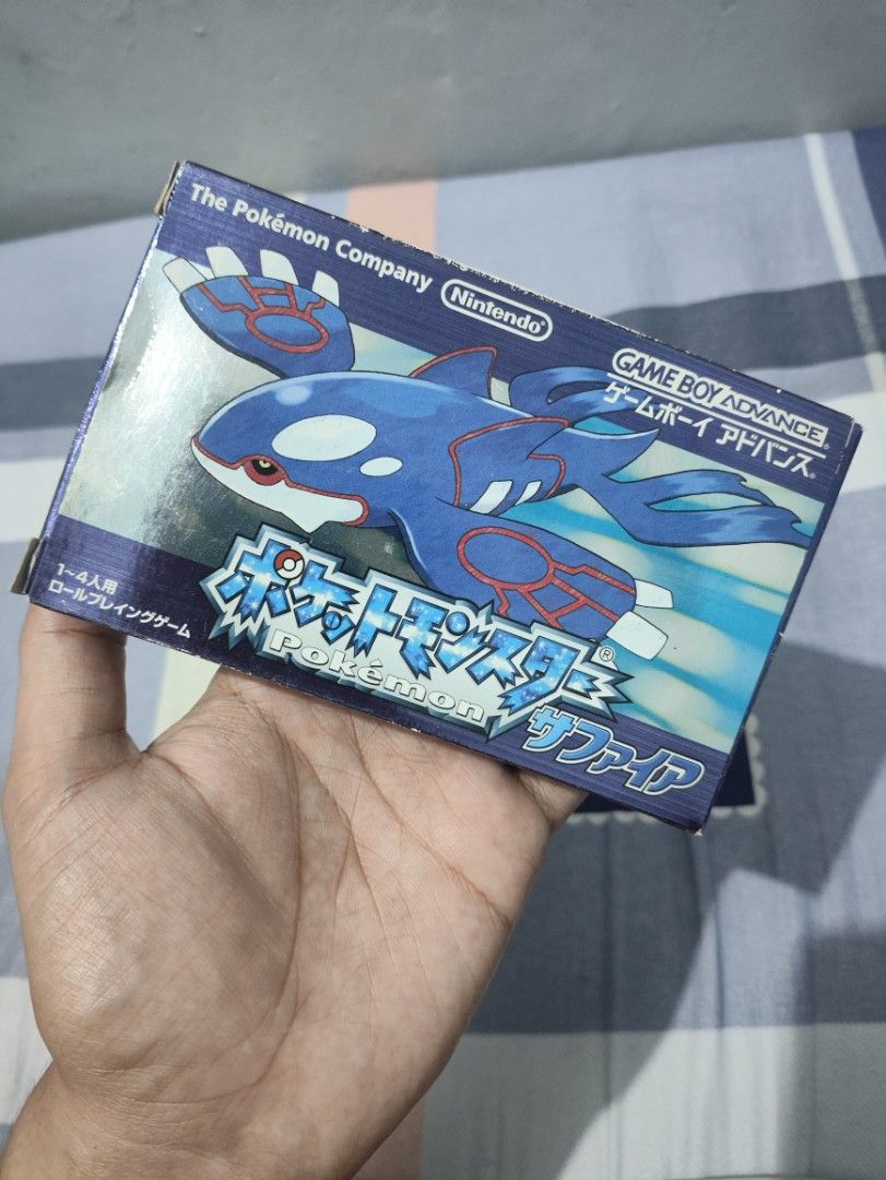 GBA Gameboy Advance Cartridge Pokemon Sapphire (Authentic, Japan ...