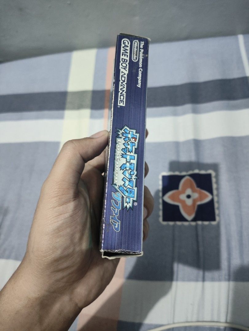 GBA Gameboy Advance Cartridge Pokemon Sapphire (Authentic, Japan ...