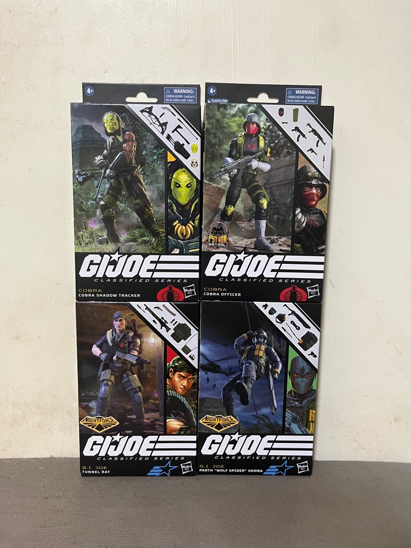 GI Joe classified Tunnel Rat Cobra Shadow Tracker Cobra officer Wolf ...