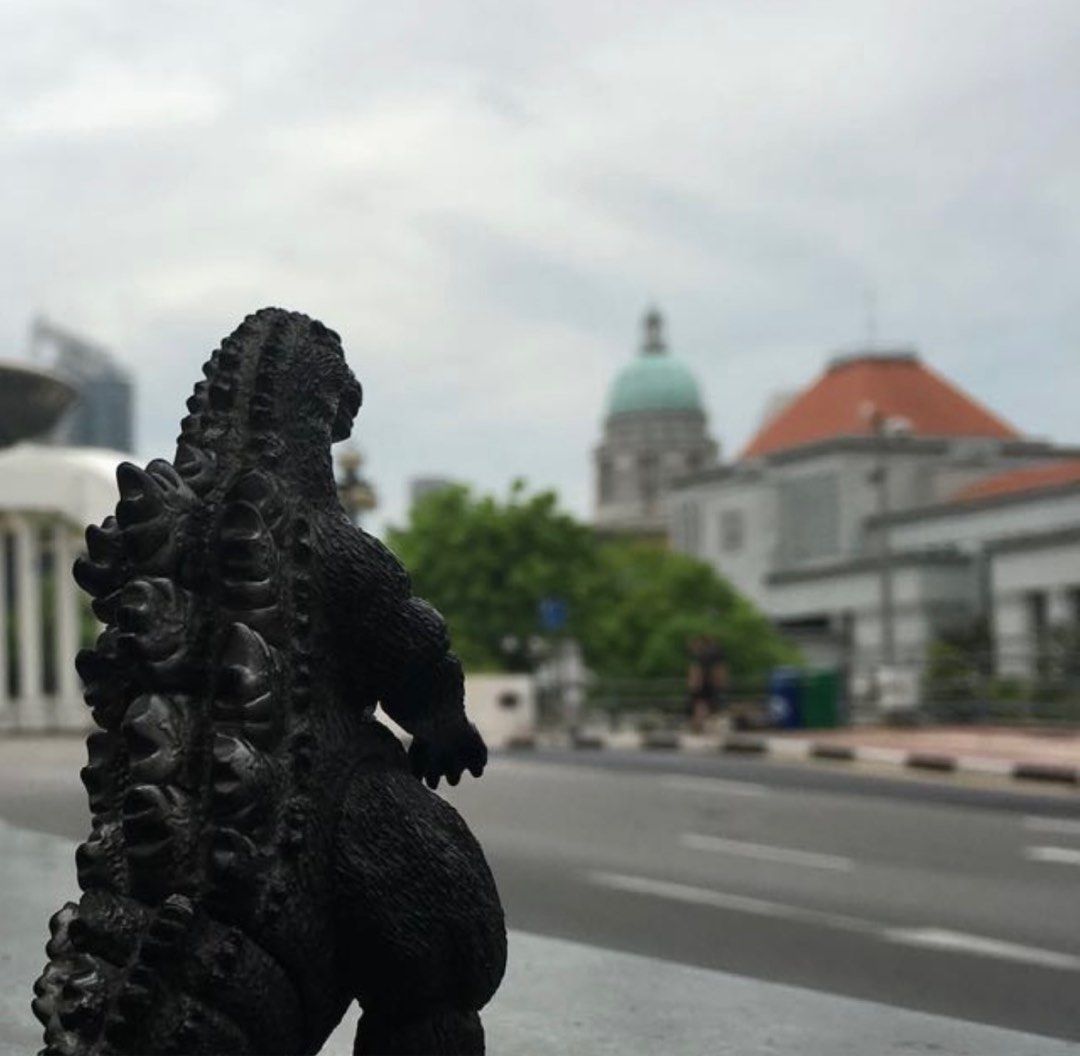 Godzilla Figurine (CASH ONLY !!!), Hobbies & Toys, Toys & Games on ...