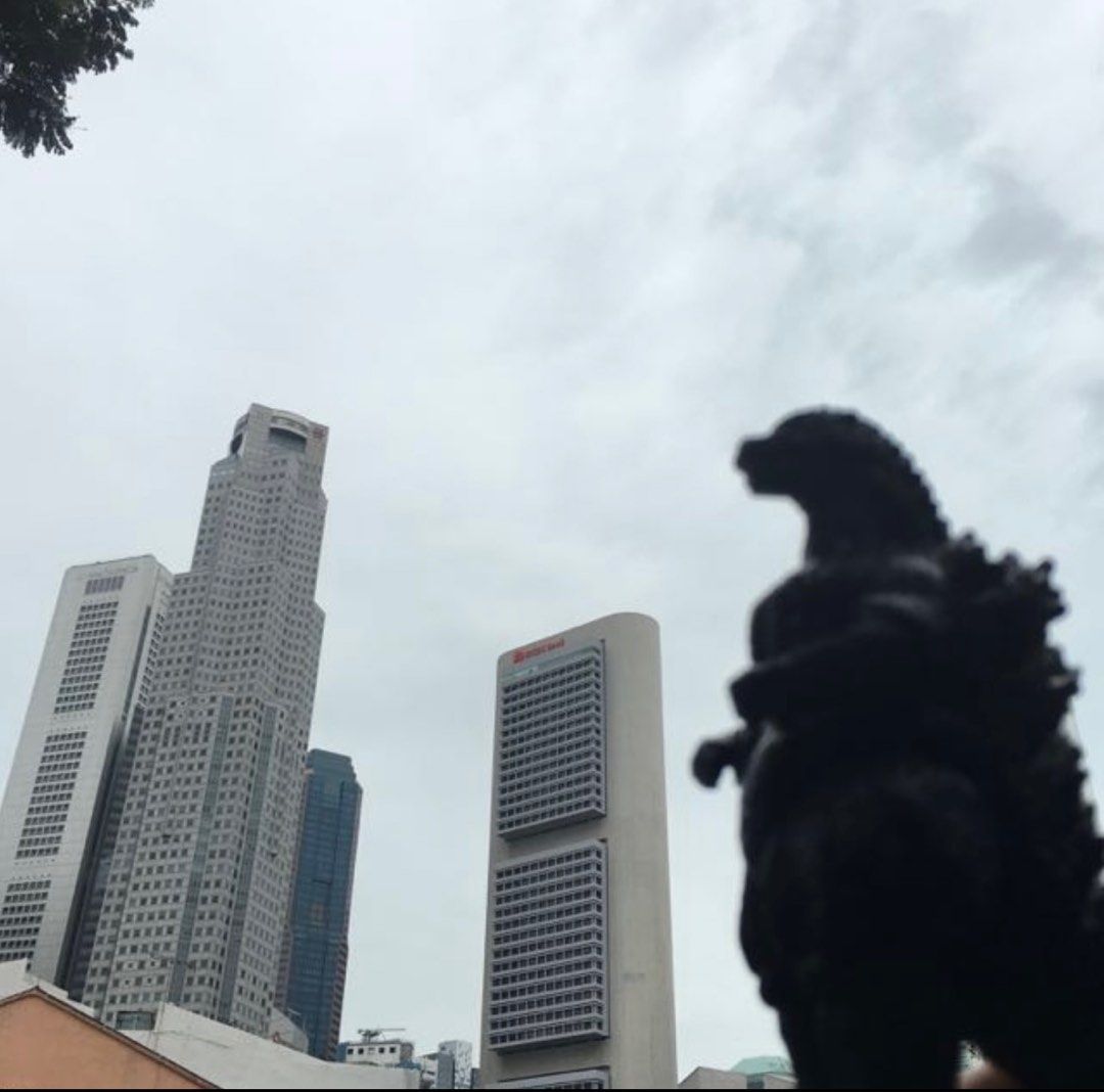 Godzilla Figurine (CASH ONLY !!!), Hobbies & Toys, Toys & Games on ...