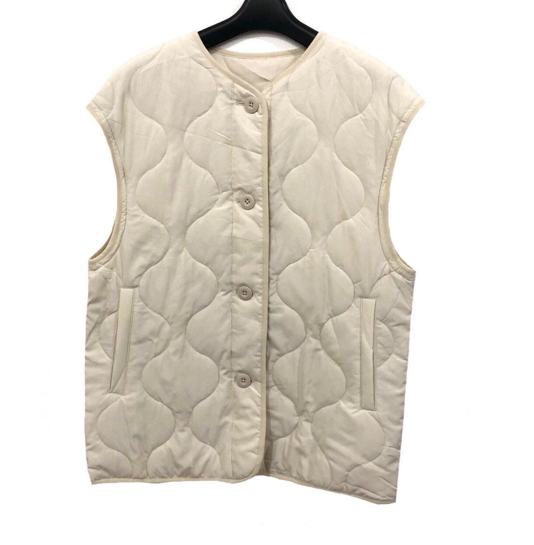 GU by Uniqlo Womens Oversized Quilted Puffer Vest (NEW), Women's ...