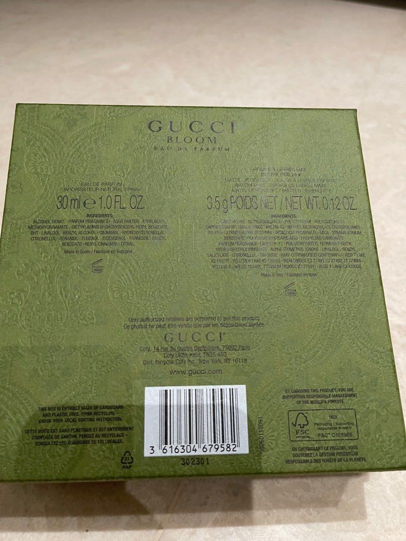 GUCCI BLOOM GIFT SET, Beauty & Personal Care, Fragrance & Deodorants on ...