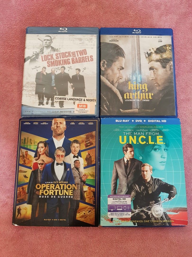 Guy Ritchie Classics Original Blu Ray Set Operation Fortune, Hobbies ...