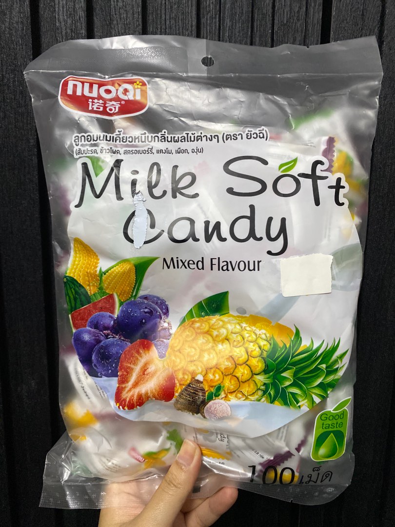 HALAL Bangkok chewy fruit milk soft candy, Food & Drinks, Packaged ...