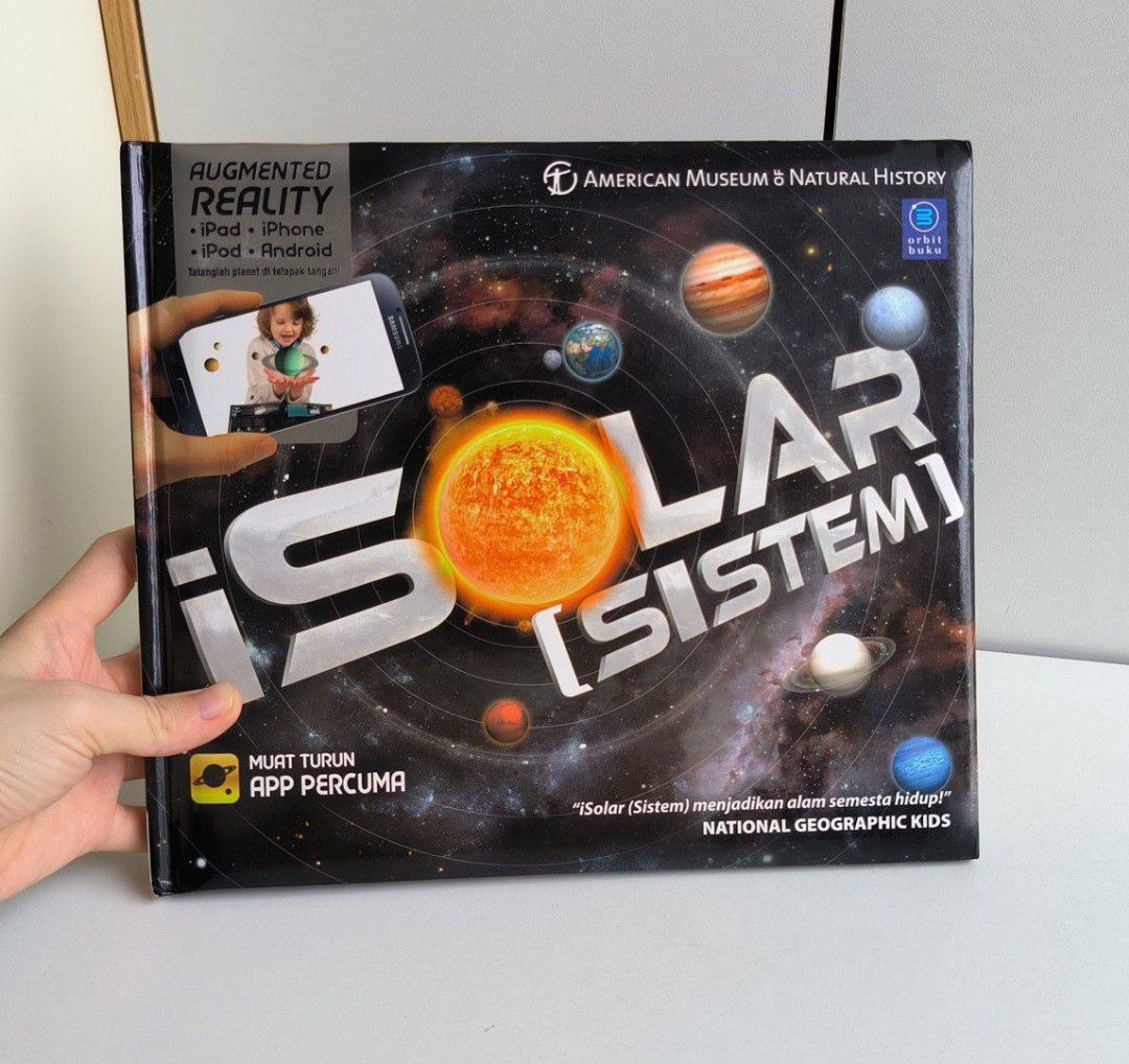 Hardcover Solar system BM version With AR App, Hobbies & Toys, Books ...