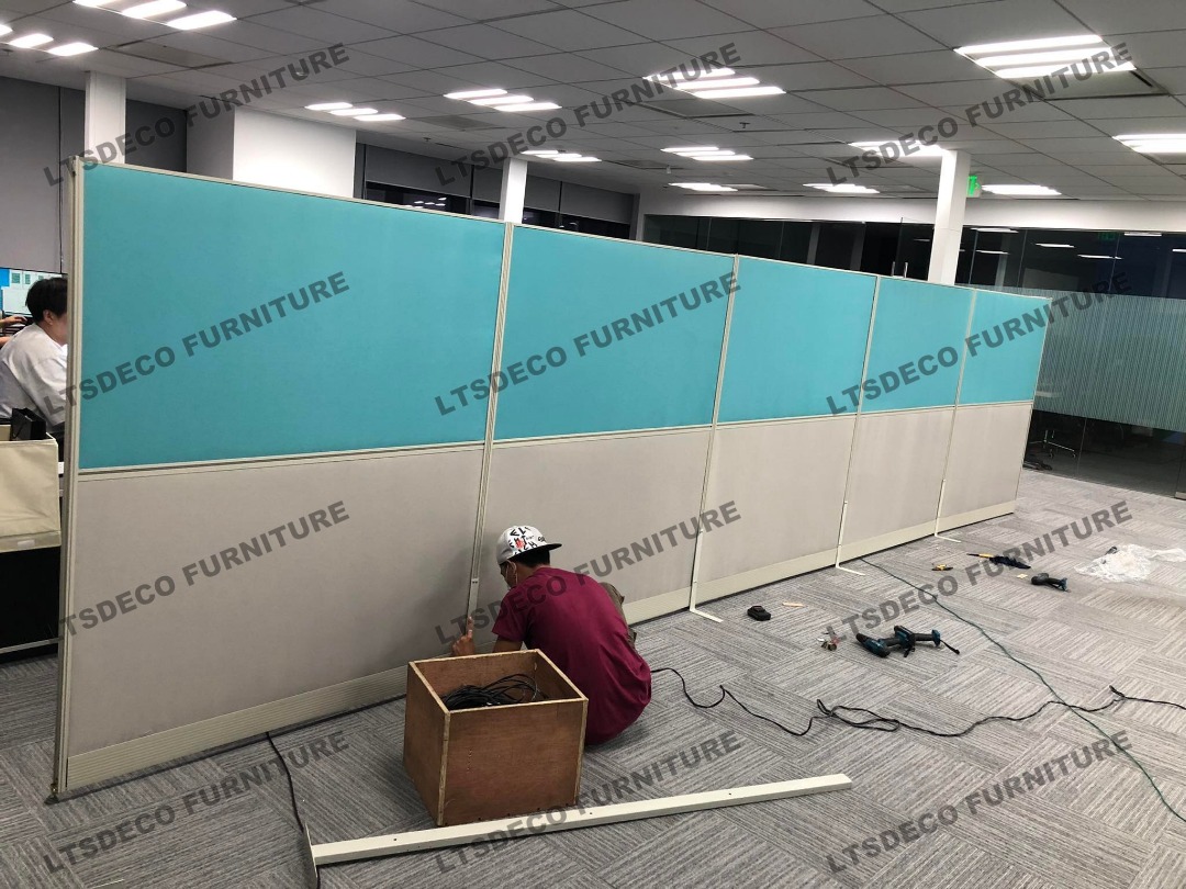 HIGH WALL PANEL OFFICE FURNITURE AND PARTITIONS, Furniture & Home ...