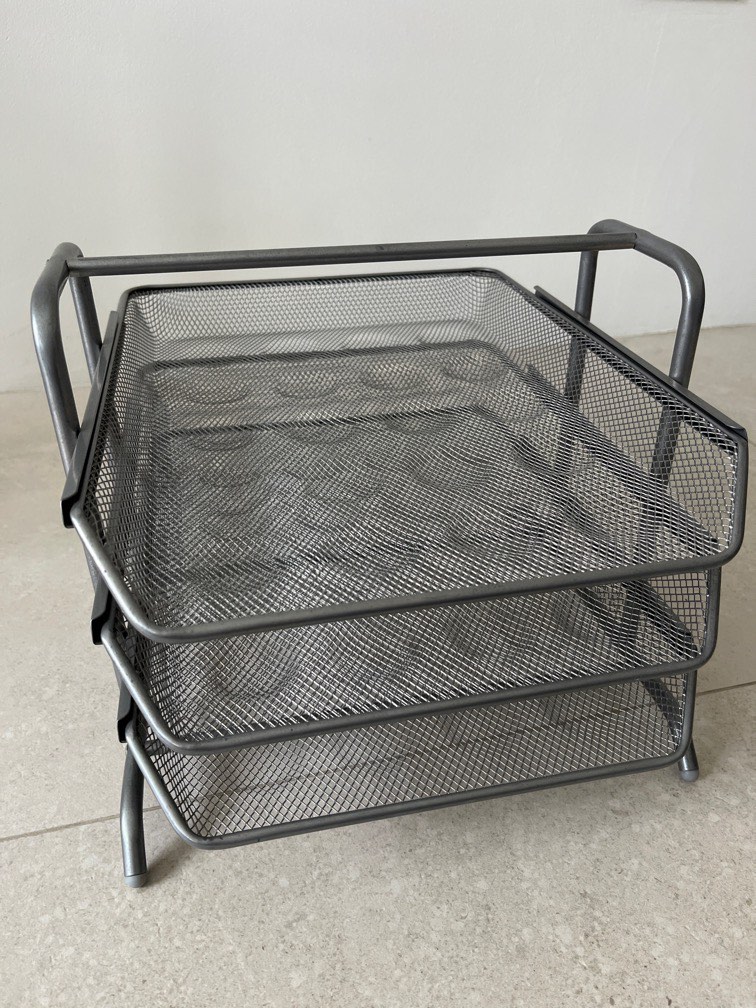 IKEA Letter tray, grey, Furniture & Home Living, Home Improvement ...