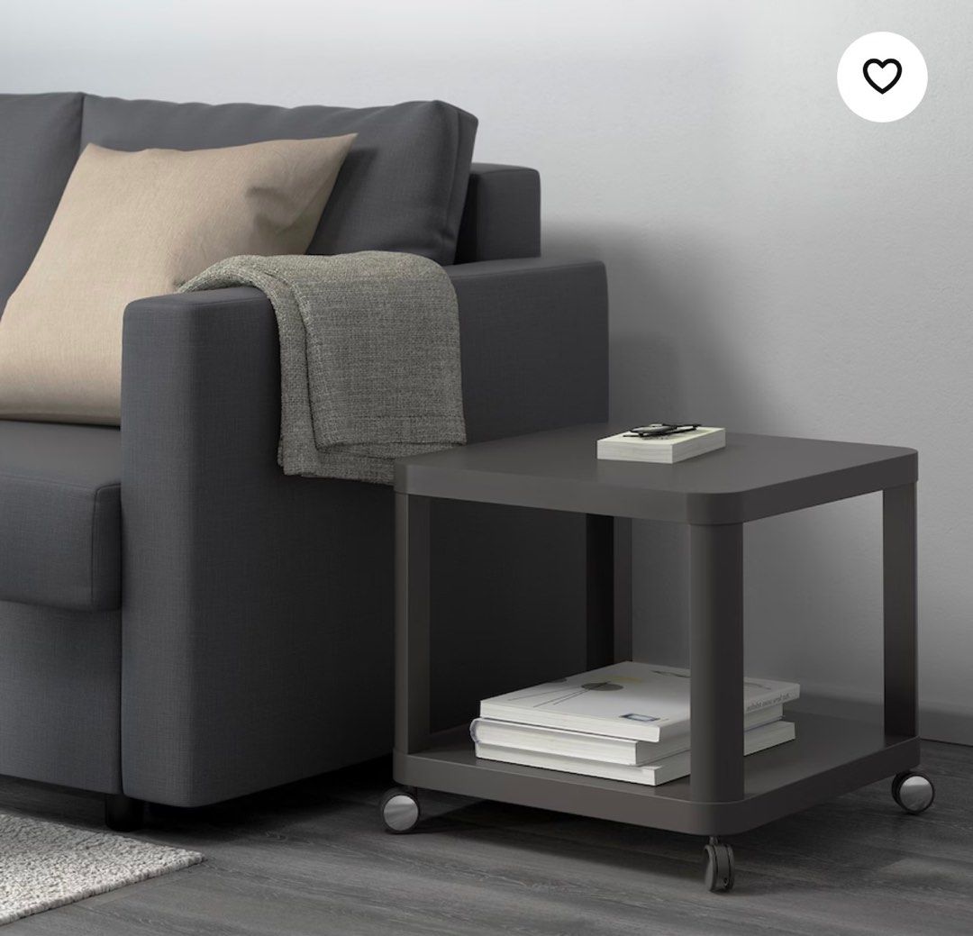 IKEA Tingby Side Table with castor wheels, Furniture & Home Living ...