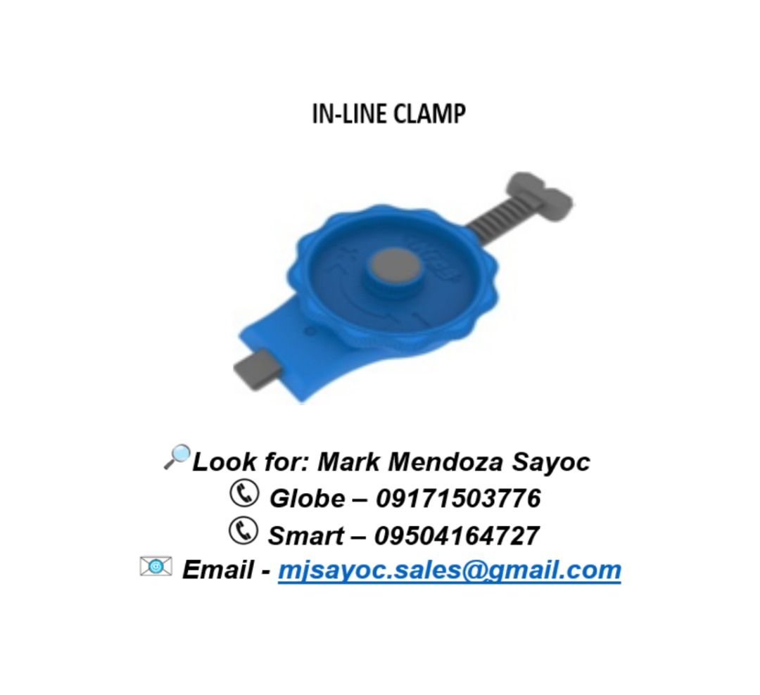 IN-LINE CLAMP, Commercial & Industrial, Construction Tools & Equipment ...