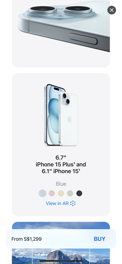 iPhone 15 Blue 128GB, Mobile Phones & Gadgets, Mobile Phones, iPhone ...