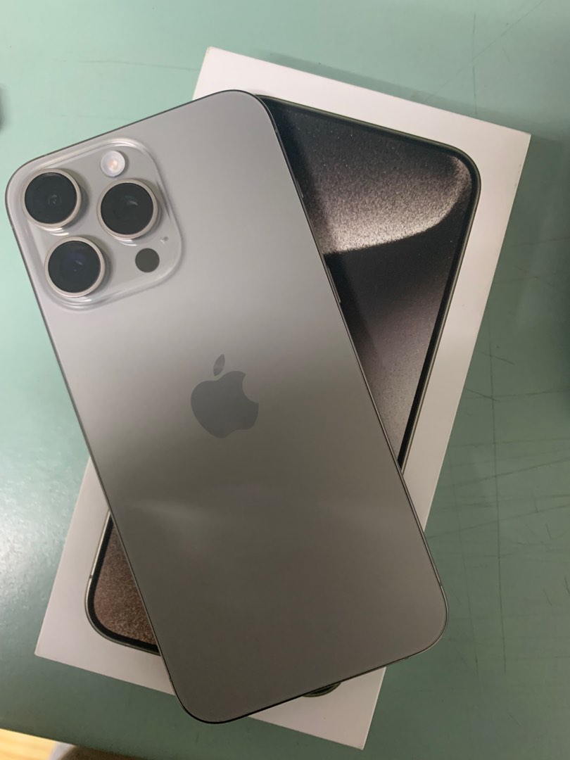 iPhone 15 Pro Max Natural Titanium 256GB, Mobile Phones & Gadgets ...