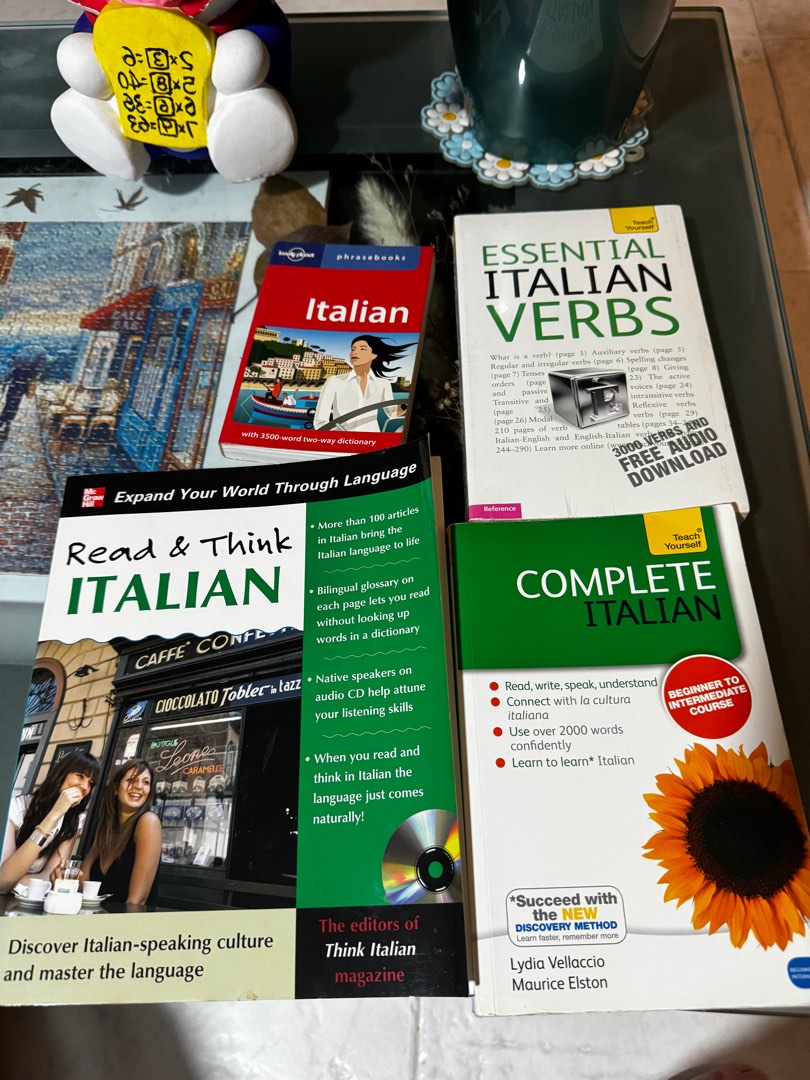 Italian language book 4 in one, Hobbies & Toys, Books & Magazines ...