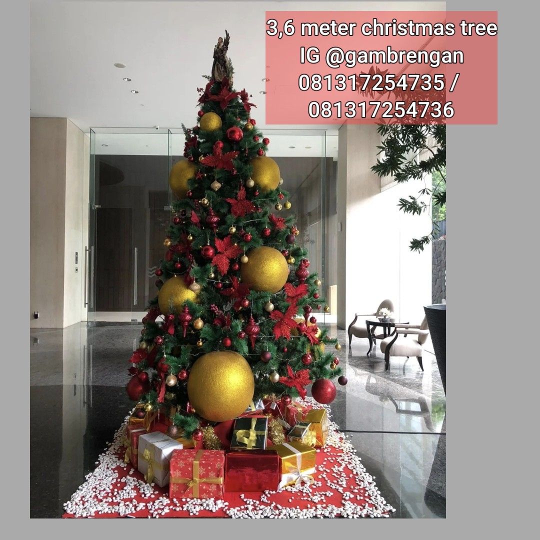 Jasa vendor sewa rental pohon natal 1.8 -5 meter untuk perayaan ...
