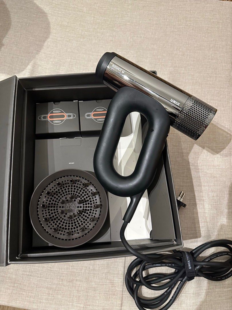Korea UNIX air shot hair dryer, Beauty & Personal Care, Hair on Carousell