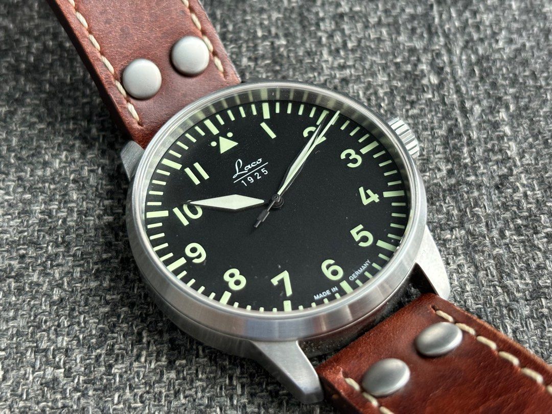 LACO pilot watch Augsburg 42 Flieger , Luxury, Watches on Carousell