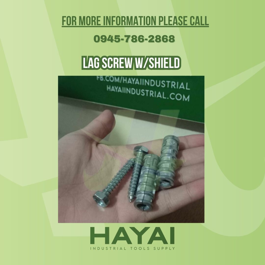 Lag Screw w/shield, Commercial & Industrial, Industrial Equipment on ...