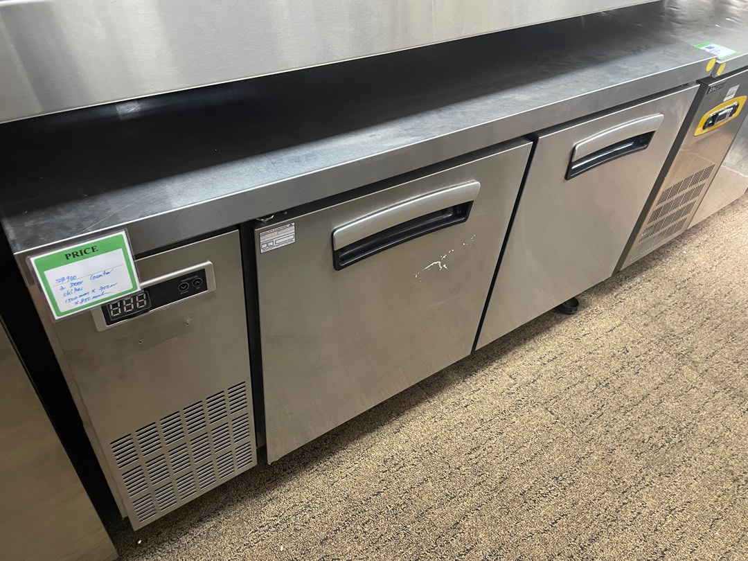 Lassele 2 door counter chiller 1500*700 / commercial counter chiller ...