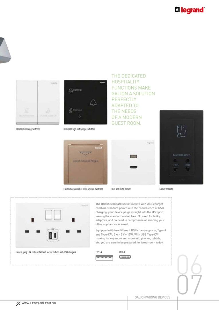 Legrand Gallion switch power point, TV & Home Appliances, Electrical ...