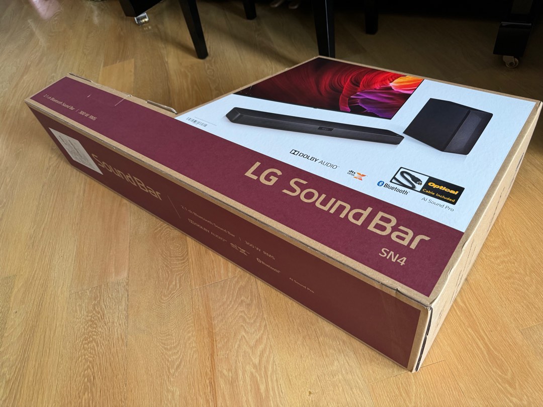 LG SN4 2.1 聲道 Sound Bar, 音響器材, Soundbar、揚聲器、藍牙喇叭、耳擴 - Carousell