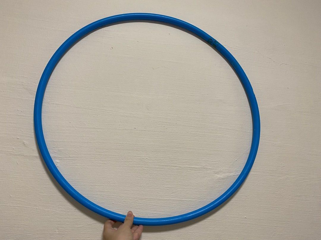 Lightly used blue Hula Hoop with beads inside, Sports Equipment ...