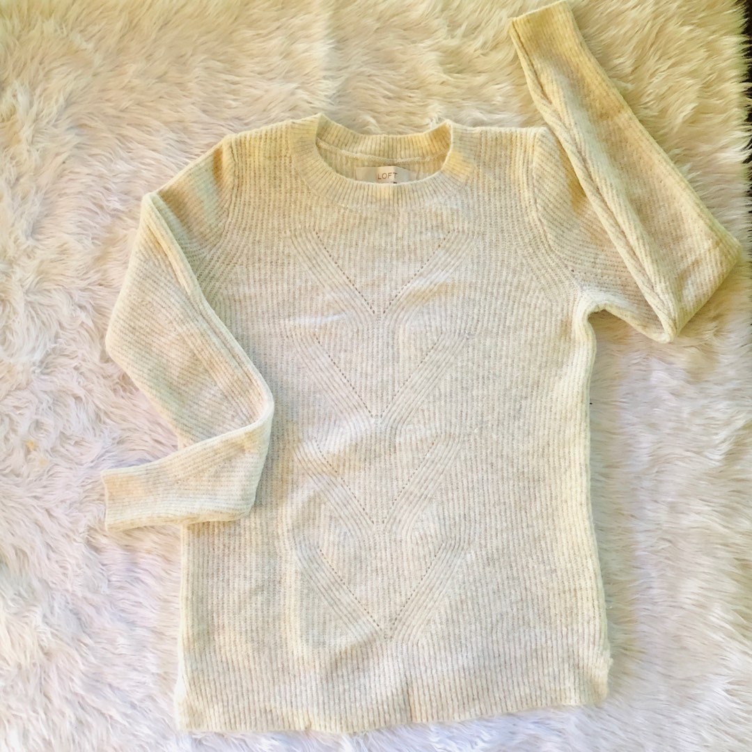 Loft Jacket Minimalist design cream to white, Women's Fashion, Coats ...