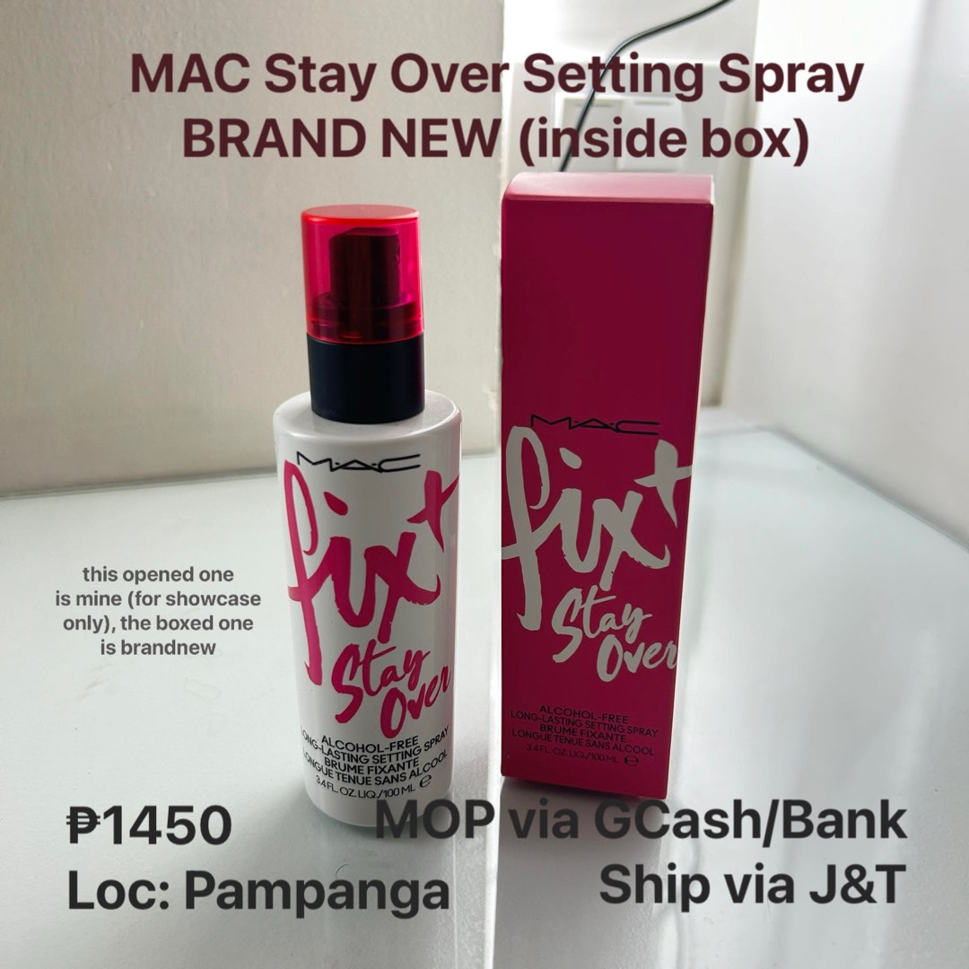 MAC Stay Over Setting Spray, Beauty & Personal Care, Face, Makeup on ...