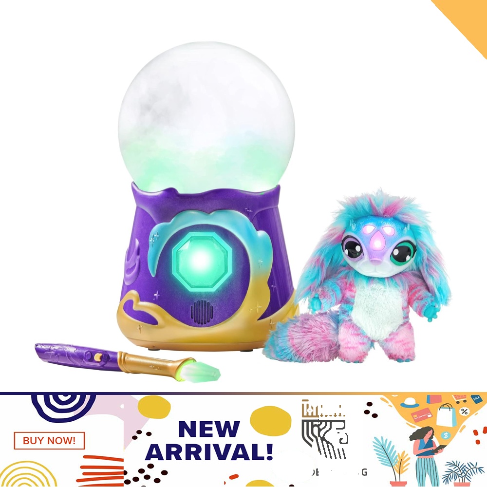 Magic Mixies Magical Misting Crystal Ball with Interactive 8 inch Blue ...