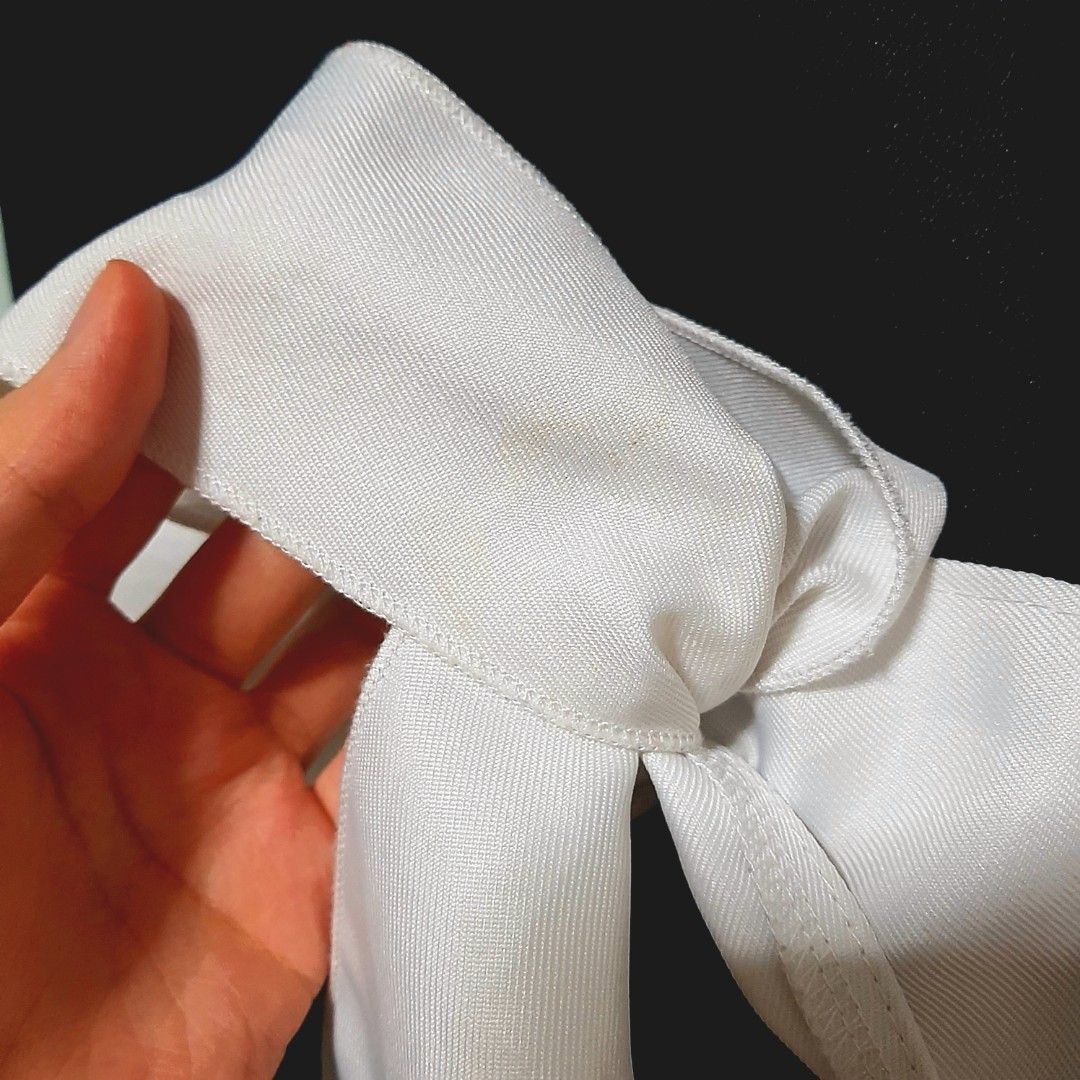 Maid dress cosplay costume short sleeve frills ribbon bow (black ...