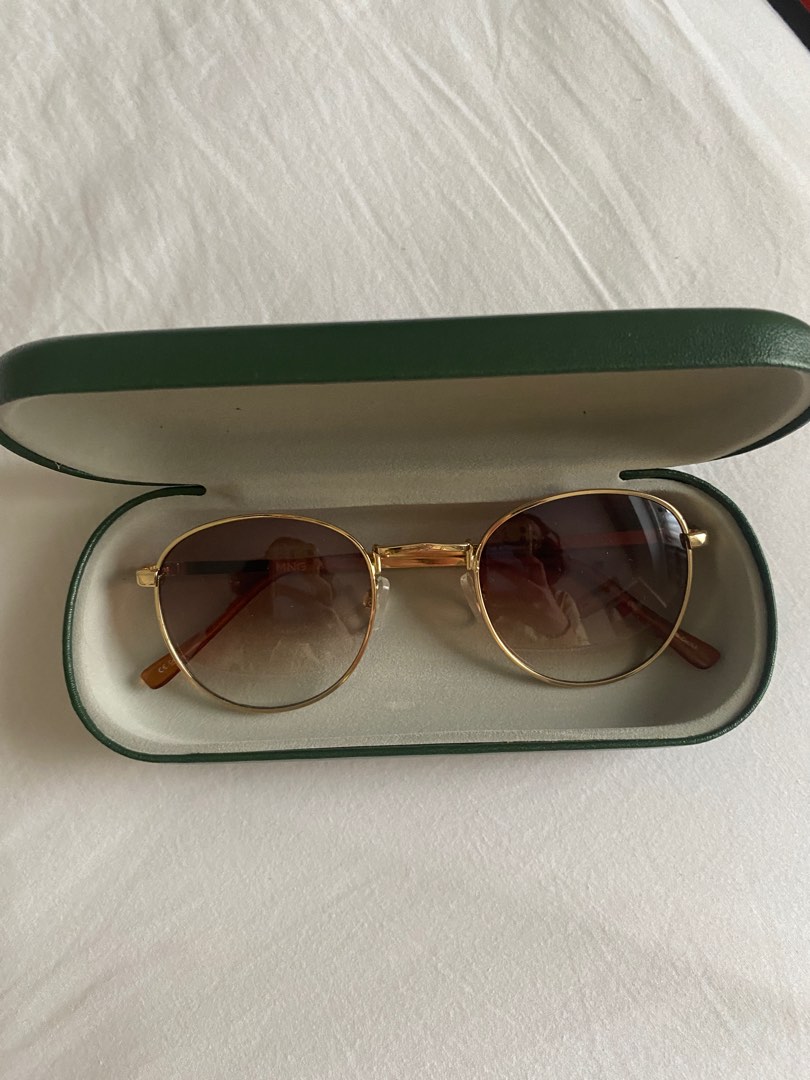 Mango Warm-Toned Gold Shades, Women's Fashion, Watches & Accessories ...
