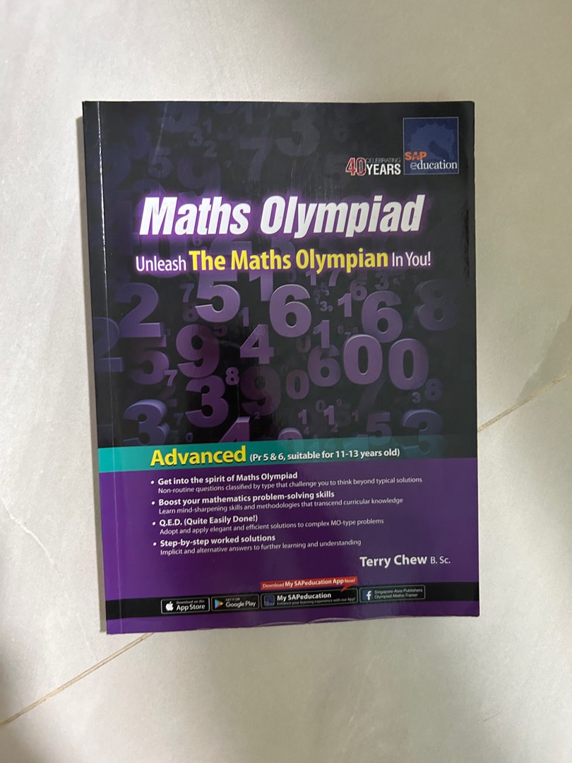 math olympiad advanced (pri 5&6) guidebook, Hobbies & Toys, Books & Magazines, Assessment Books ...
