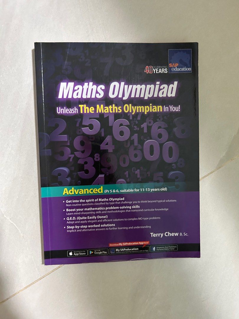 math olympiad advanced (pri 5&6) guidebook, Hobbies & Toys, Books ...