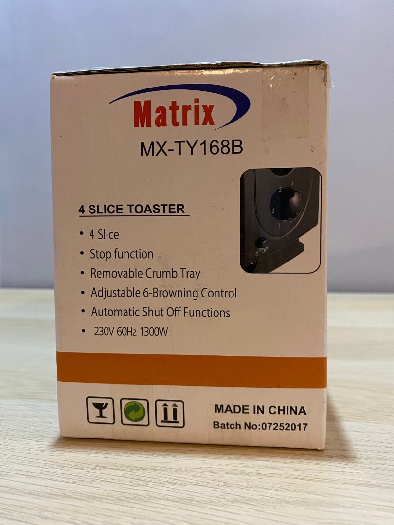 Matrix | 4 Slice Toaster, TV & Home Appliances, Kitchen Appliances ...