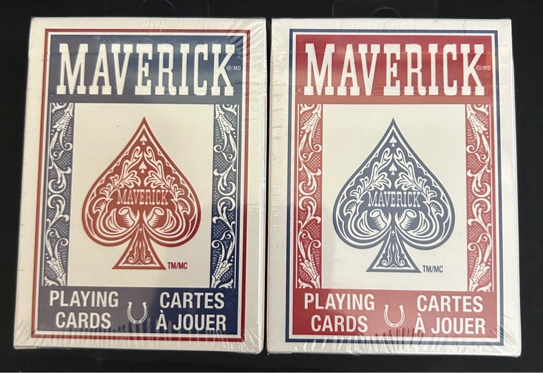 Maverick Poker Cards, Hobbies & Toys, Toys & Games on Carousell