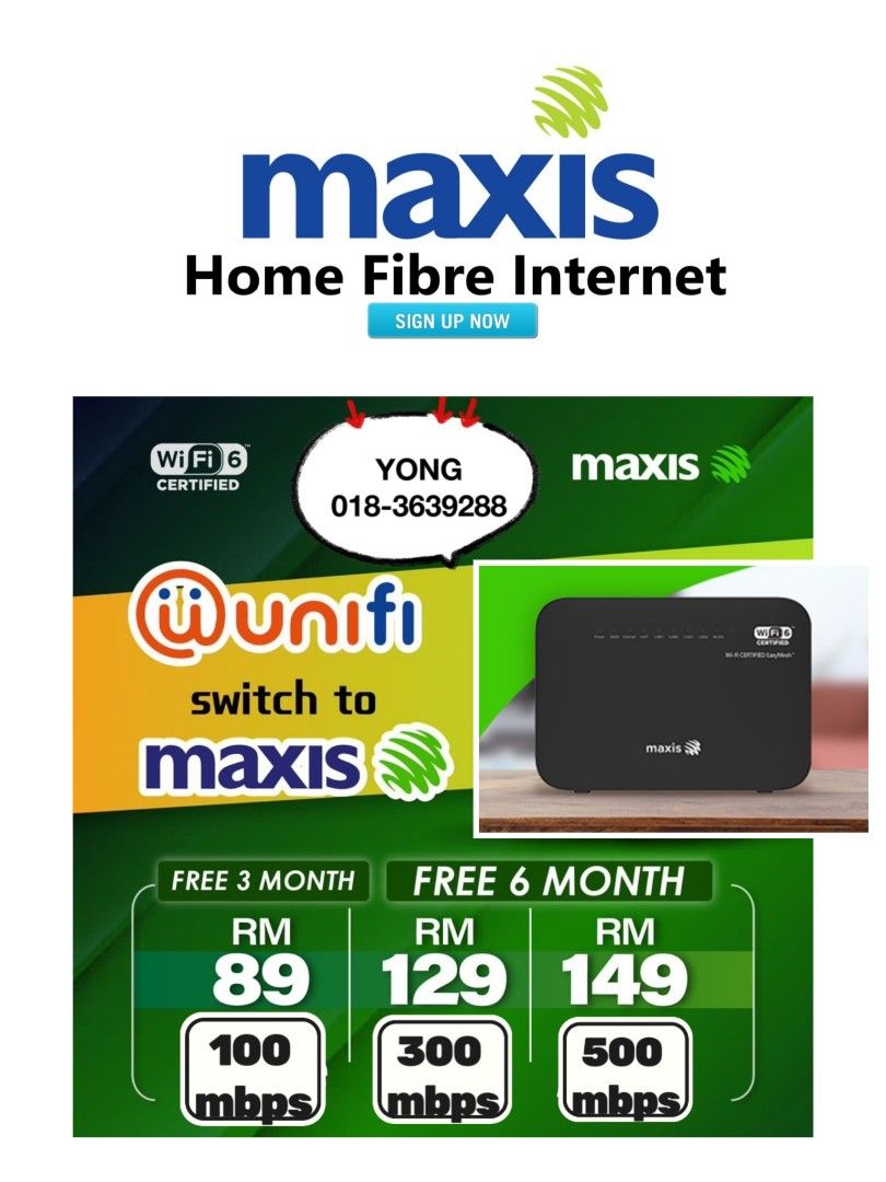 Maxis register free modem router, TV & Home Appliances, TV ...