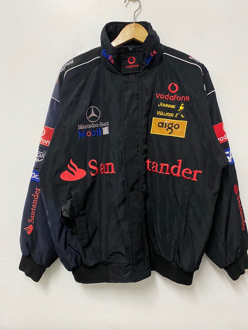 Mercedes jacket, Men's Fashion, Activewear on Carousell