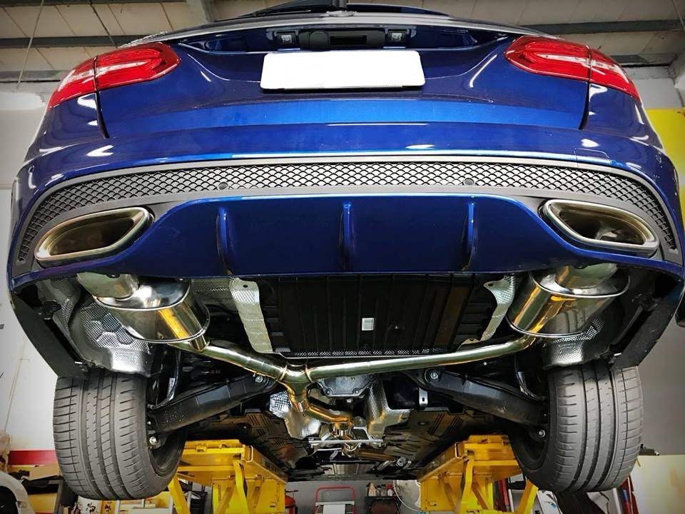 Mercedes W205 Valvetronic Exhaust System C180, C200, C250, Car ...
