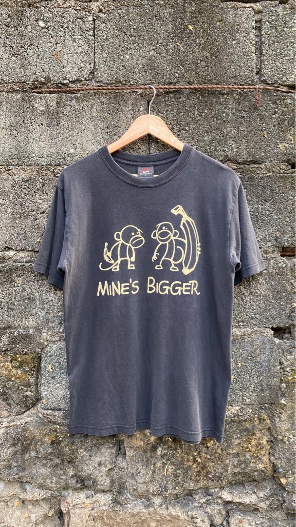 Mine’s Bigger, Men's Fashion, Tops & Sets, Tshirts & Polo Shirts on ...