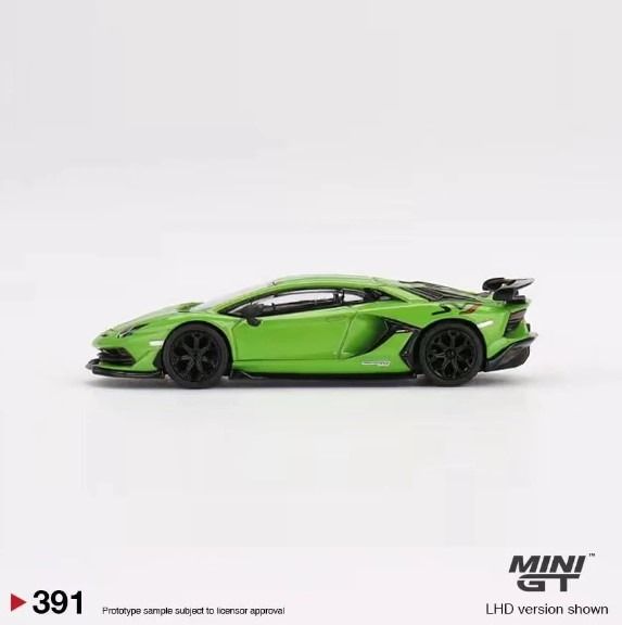 MINI GT 1:64 Lamborghini Aventador SVJ Verde Mantis, Hobbies & Toys ...