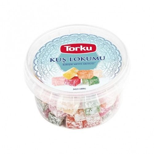MINI TURKISH DELIGHT WITH FRUIT FLAVOUR (KUS LOKUMU) 180G TORKU, Food ...