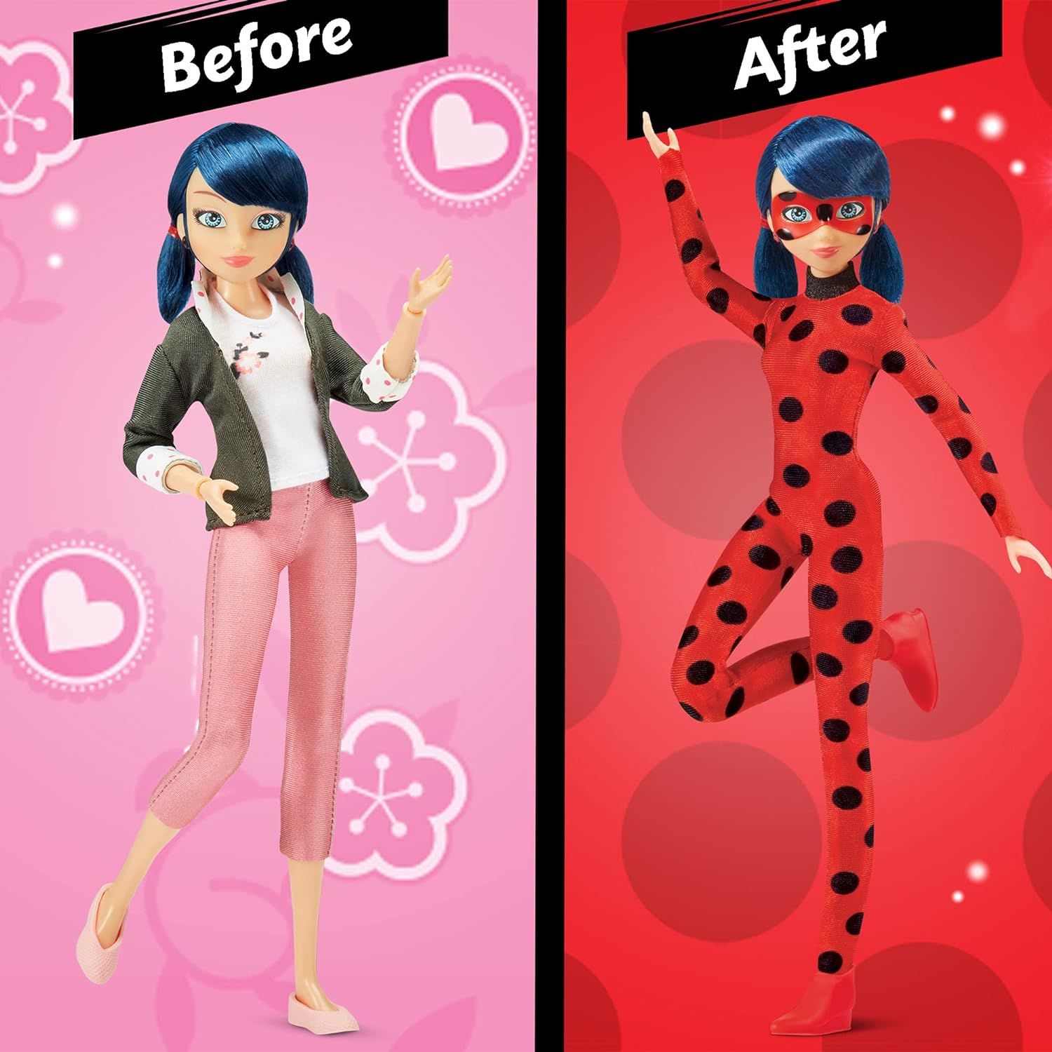 Miraculous Ladybug Superhero Secret Marinette with Ladybug Fashion ...