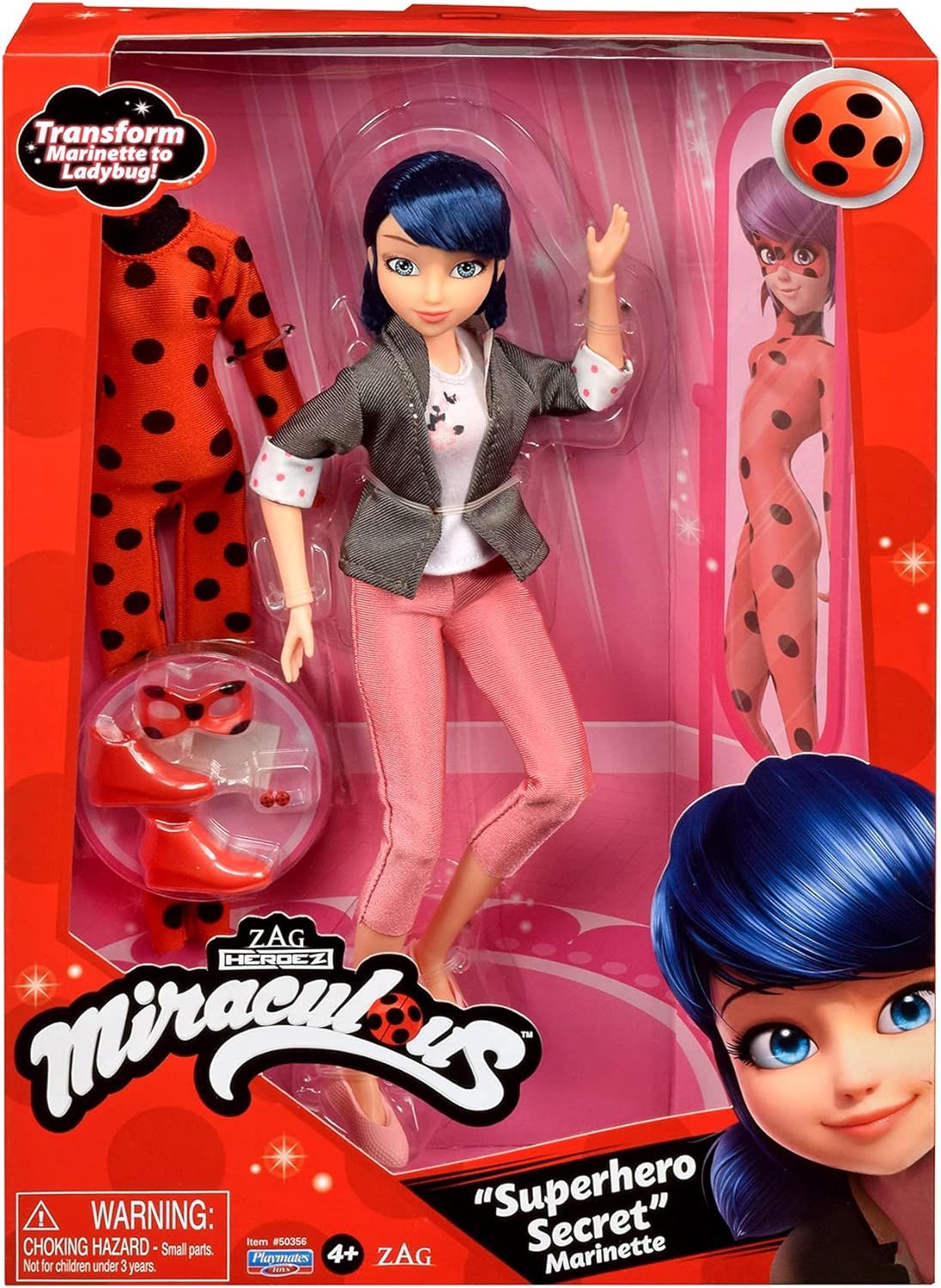 Miraculous Ladybug Superhero Secret Marinette With Ladybug Fashion