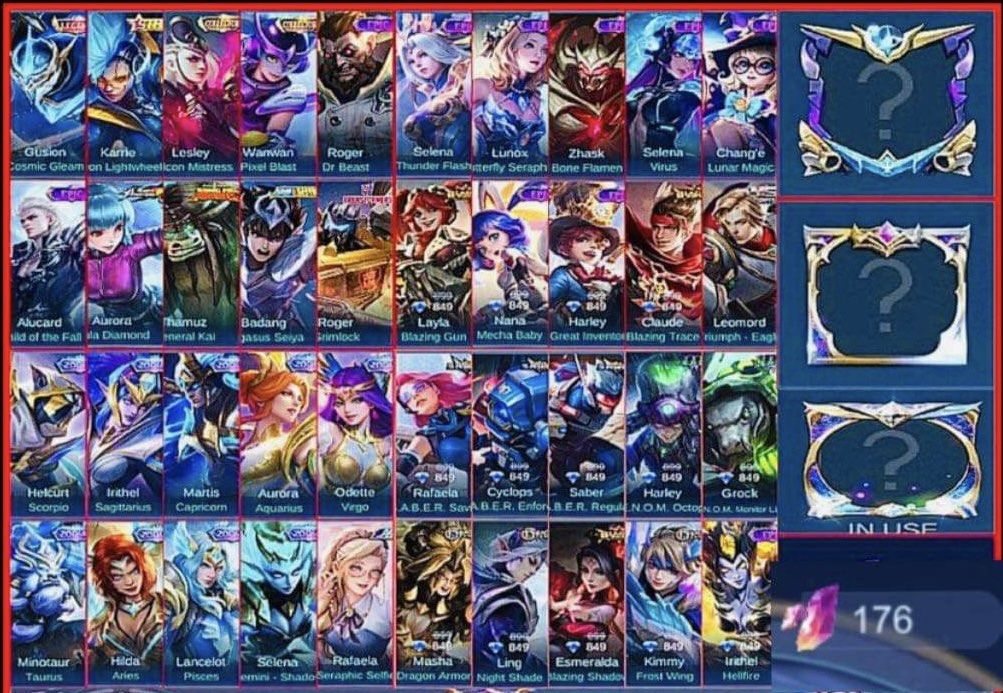 Mobile Legends Account, Video Gaming, Gaming Accessories, Game Gift ...