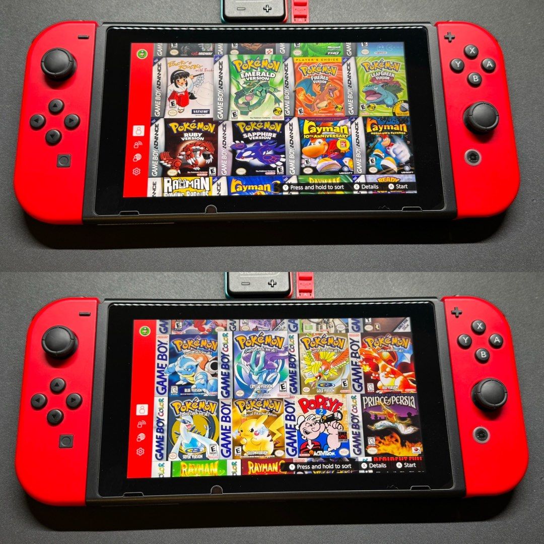 Modded Gen 1 Switch 17.0.1 I 512gb | CIB Accessory, Mario Red Joy-Con ...