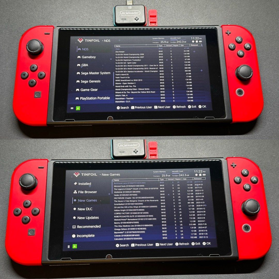 Modded Gen 1 Switch 17.0.1 I 512gb | CIB Accessory, Mario Red Joy-Con ...
