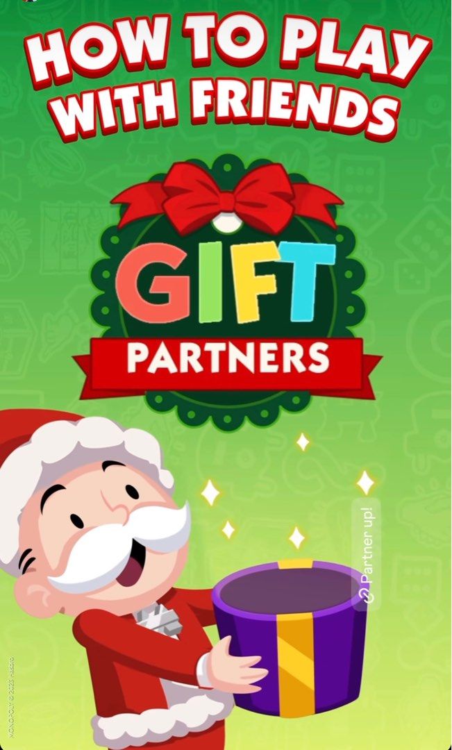 Monopoly go gift partners, Hobbies & Toys, Toys & Games on Carousell